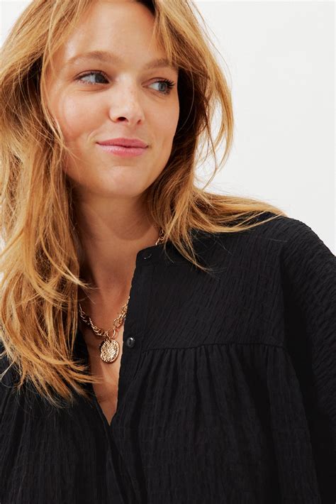 Oversized Blouse Black