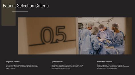 Patient Selection Criteria Cholecystectomy Ppt Template St Ai Ss Ppt Powerpoint