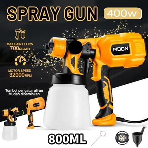 400W 800ML High Power Pistol Cat Semprot Listrik Semprot Listrik Alat Semprot Cat Elektrik