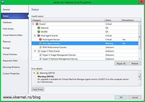 Upgrading From Scvmm 2008 R2 To Scvmm 2012 R2 Adrian Costeas Blog