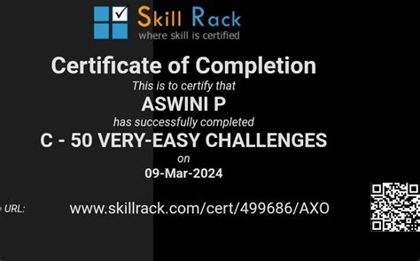 aswini p on linkedin c skillrack