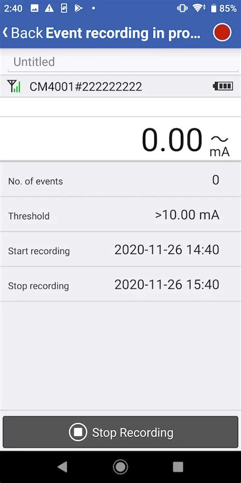 Configuring And Starting Event Recording Gennect Cross