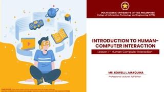 HCI Lesson Introduction To Human Computer Interaction Pdf