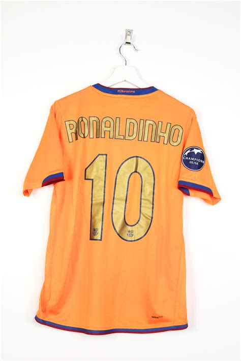 2006 07 Fc Barcelona Away Jersey 10 Ronaldinho S • Rb Classic