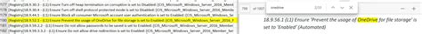 Windows 2016 1607 Resource Generated From Old Revision Of Cis