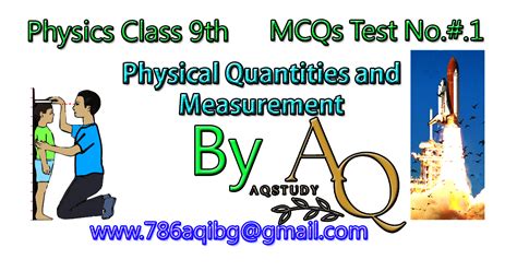 Physics Mcqs Class 9th Punjab Textbook Board Chapter No 01