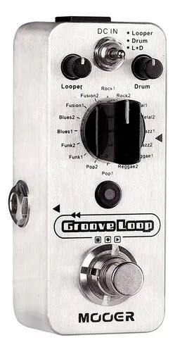 Pedal Mooer Micro Groove Loop Drum Machine Looper Pedal Mlp2 Frete Grátis