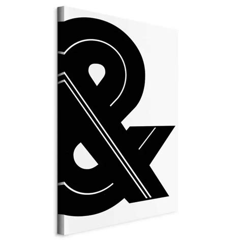 Art Print Sign And Black Minimalistic Lettering On A White Background