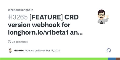 Feature Crd Version Webhook For V1beta1 And V1beta2 · Issue 3265