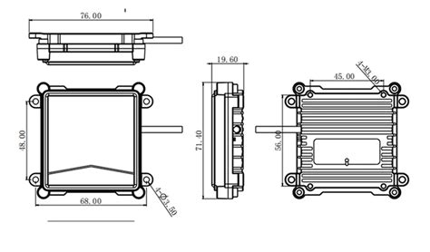 77ghz Millimeter Wave Agriculture Drone Detector Radar Plants Pesticide Spray Height Fix Hold