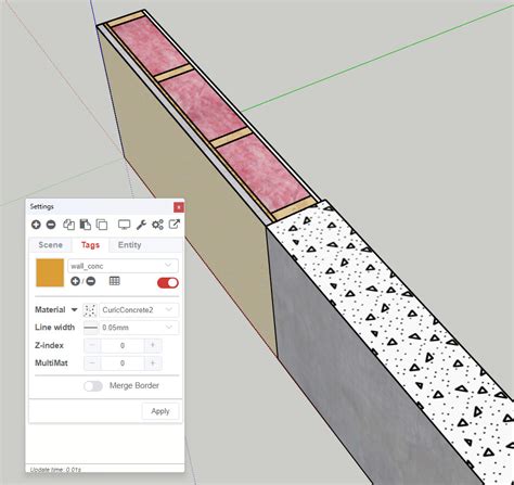 How To Add Hatch Pattern To A Section Fill Instead Of Colour Sketchup Sketchup Community