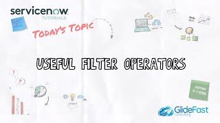 Useful Filter Operators ServiceNow Tutorial Doovi