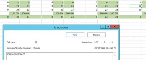 cell annotations in planning analytics for excel exploring tm1