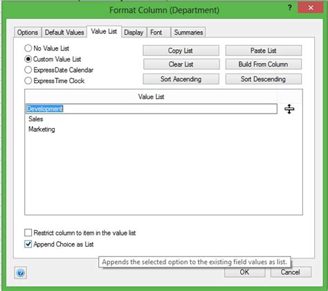 Creating Custom Value Lists Project Management Blog Ontrack