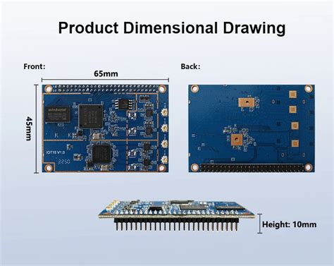 St High Power Wireless Communication And Networking Module 1200mbps 2 4g 5g Openwrt Mt7628 Dual