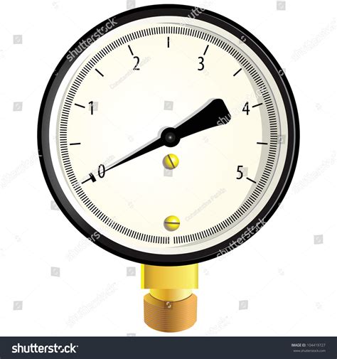 vektor stok indicator measure pressure vector illustration tanpa royalti 104419727 shutterstock