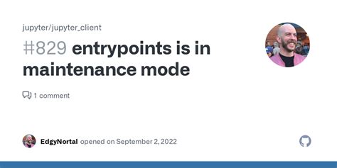 entrypoints is in maintenance mode · issue 829 · jupyter jupyter