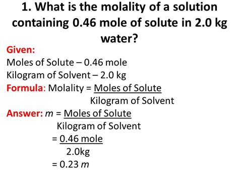 Molality