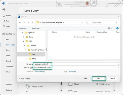 Deploy Outlook Signature Using Microsoft Intune