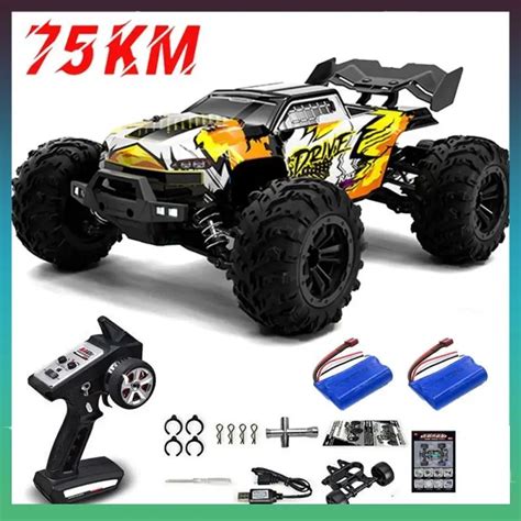 Led 4wd 드리프트 리모컨 오프로드 Rc 자동차 24g 390 모터 고속 레이싱 4x4 트럭 성인 및 어린이용