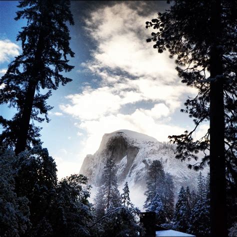 Yosemite Half Dome Yosemite Winter Half Dome Winter View