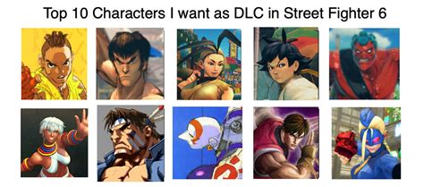 Top 10 Characters I Want As Dlc In Sf6 By Japaneseanimebeetle On Deviantart