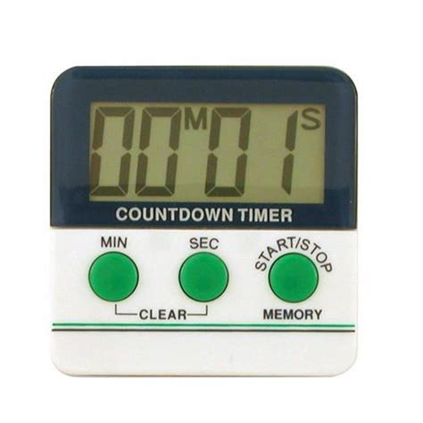 Timer Countdown Digital Big Digits 99min 59sec Qcc Hospitality Supplies