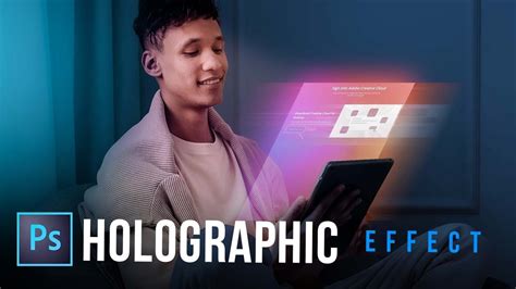 Holographic Effect In Photoshop Youtube
