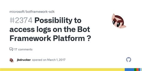 Possibility To Access Logs On The Framework Platform Issue Microsoft