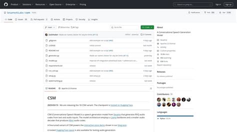 model suara csm open source dari sesame tidak memenuhi ekspektasi demo