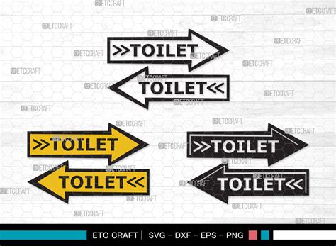 Toilet Sign Svg Bathroom Sign Svg Graphic By Pixel Elites · Creative Fabrica