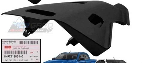 Isuzu Dmax Front Bumper Extension Mud Guard Protector Lazada