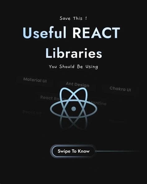 Muazu S Ahmed On Linkedin 5 Super Useful React Libraries That You Should Know About