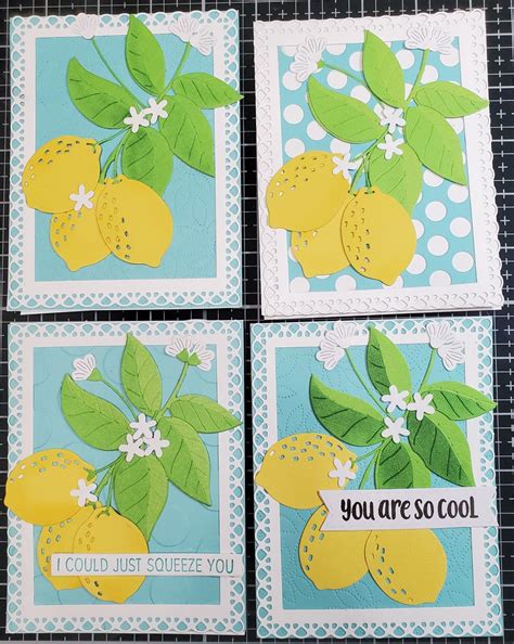 Handmade Lemon Cards Youre So Cool