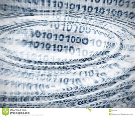 Binary Code Abstract Background With Binary Code And Fine Grid With Water Rippl Sponsored