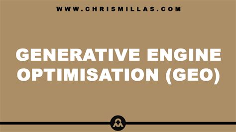 Generative Engine Optimisation Geo All You Need To Know