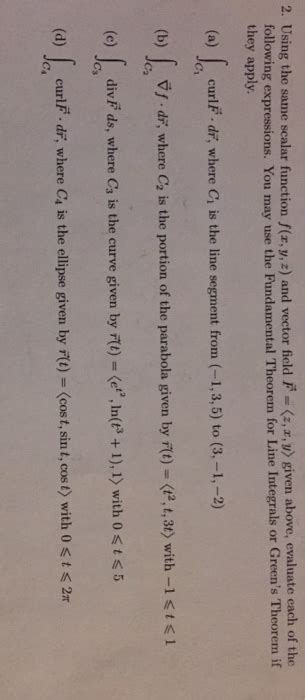 Solved Using The Scalar Function F X Y Z X Y Xz And Chegg Com