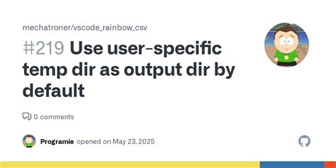 use user specific temp dir as output dir by default · issue 219