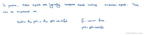 【数字通信】通俗易懂理解数字调制及pam调制pam调制 Csdn Csdn博客
