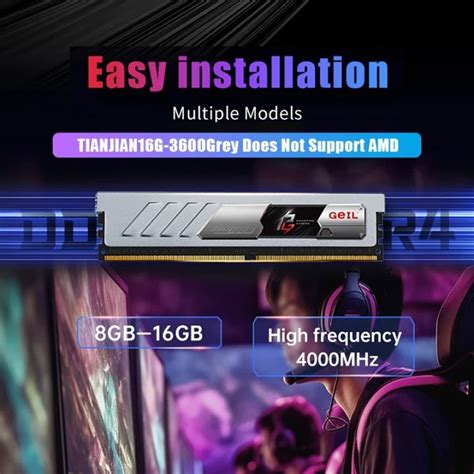 Geil Ddr4 Memory Ram 4000mhz 3600mhz 3200mhz Cl16 Ddr4 8gb 16g 32g 1