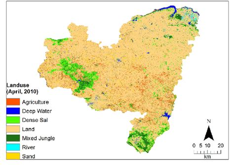 Landuse Map Source Irs P6 Liss Iii Satellite Image Download Scientific Diagram