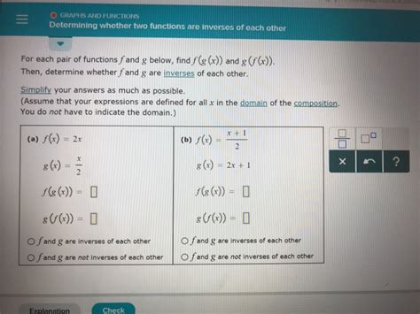 solved 0 graphs and functions inverse functions linear