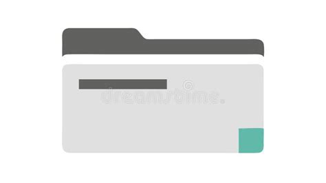 Document Folder Icon Vector File Management Vector Design Generative Ai Stock Vector