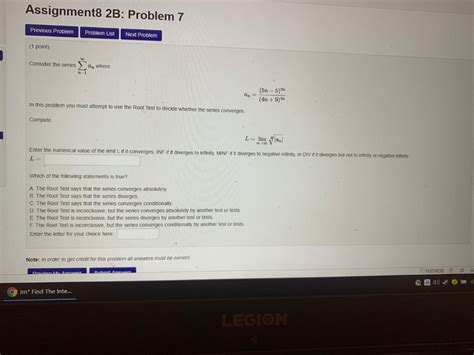 solved assignment8 2b problem 7 previous problem problem