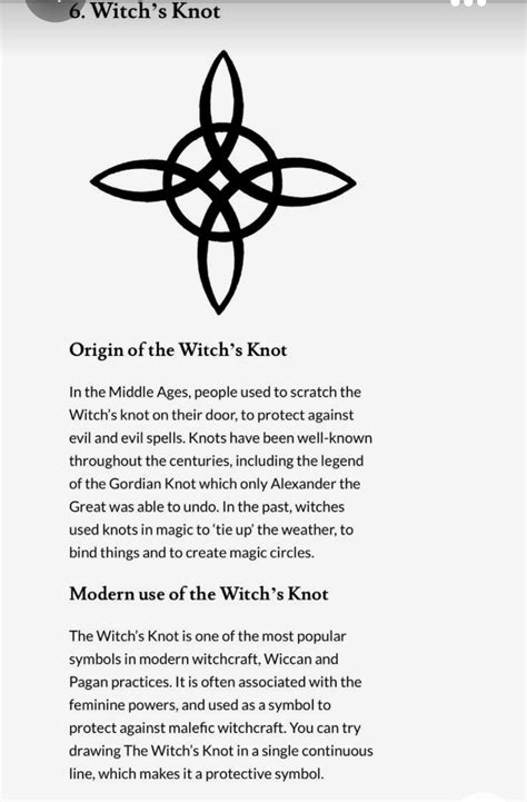 The Witchs Knot A Powerful Wiccan Symbol