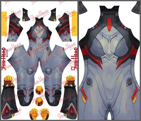 Gun Head Design Super Hero Dye Sub Pattern Files For Cosplay