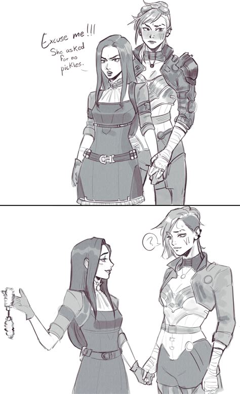 Dynasty Reader Image › Pawieena League Of Legends Caitlyn X Vi Indie Yuri League Of