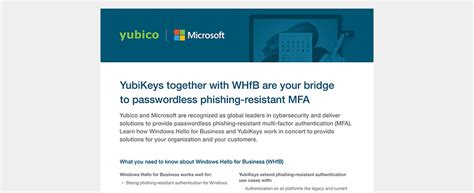 Go Passwordless With Windows Hello For Business And Yubikeys Yubico Go Passwordless With Windows Hello For Business And Yubikeys Yubico