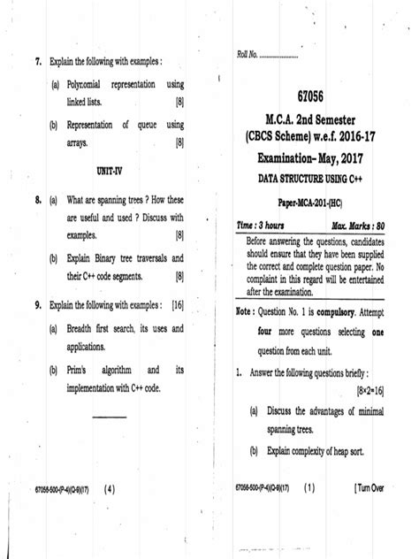 Mca 1 Sem Bridge Course Data Structure Using Cpp Pdf