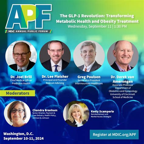 Mdic Annual Public Forum On Glp 1 Agonist Drugs Medical Device Innovation Consortium Mdic